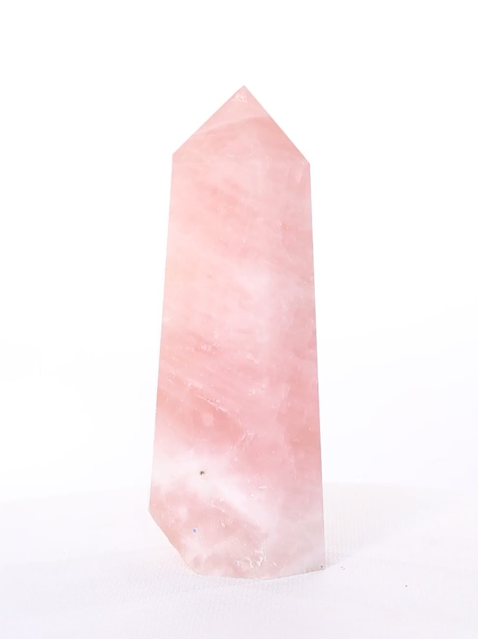 Obelisco Cuarzo Rosa: Pieza para irradiar amor | Cuarzos y Ángeles